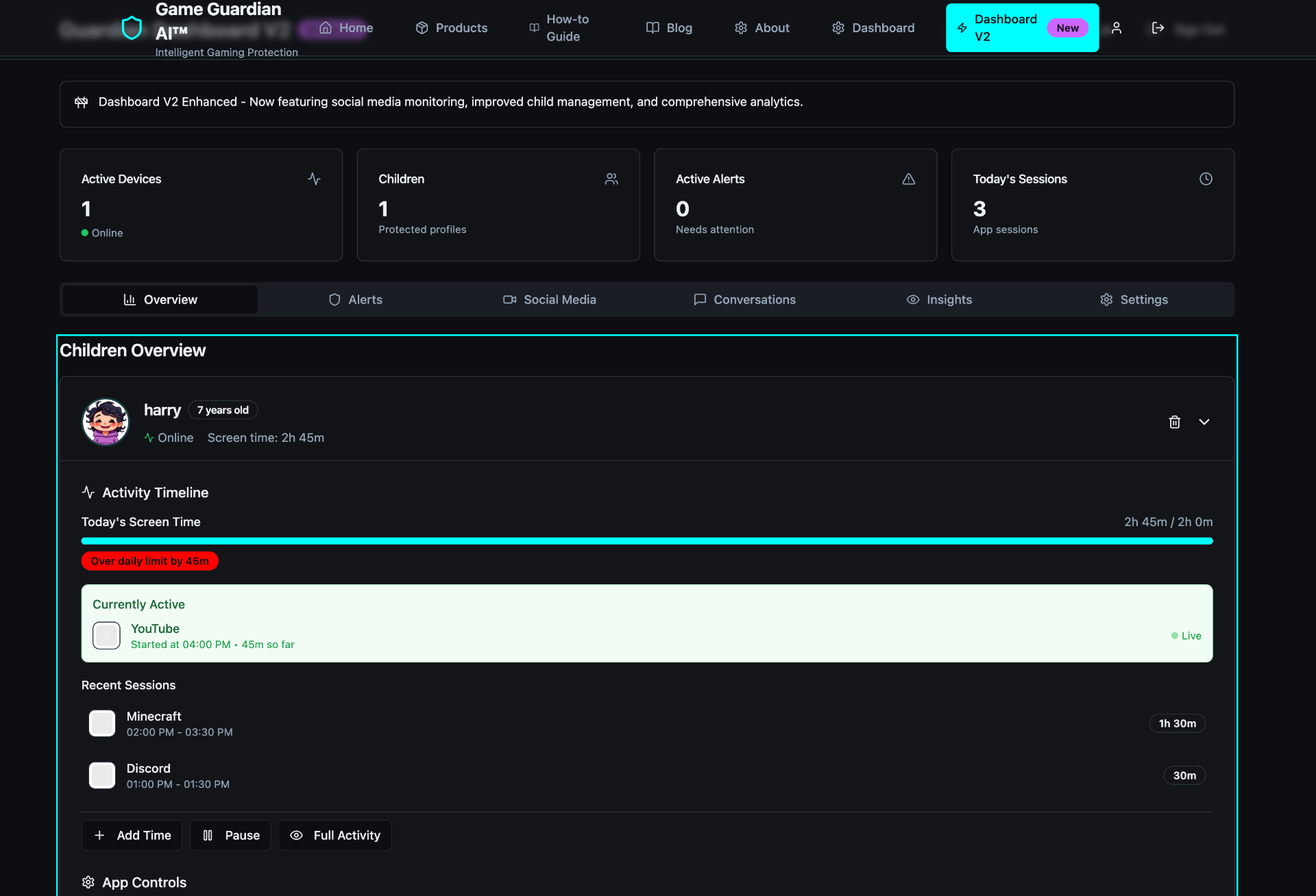 Game Guardian AI™ - AI-Powered Gaming Safety for Kids